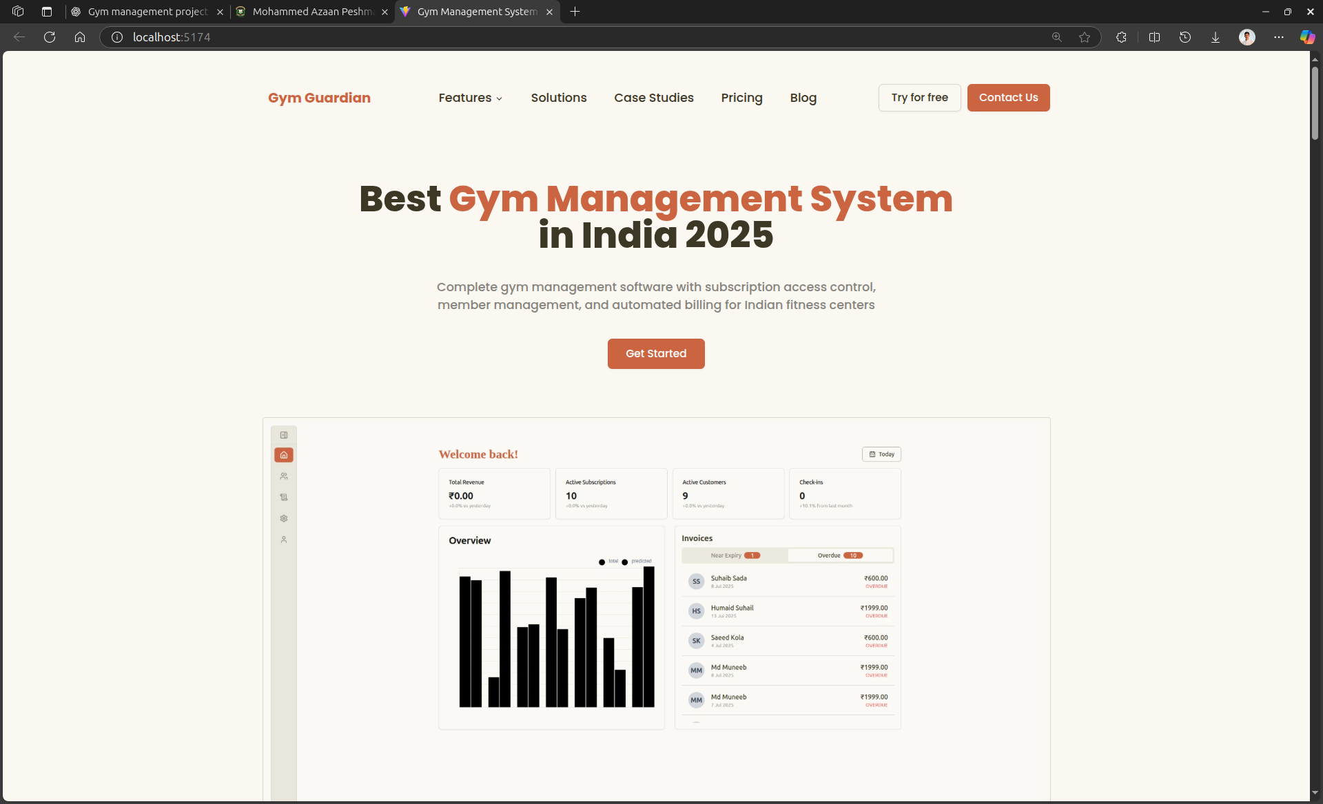 Mohammed Azaan Peshmam - Back-End Engineer & Python Developer Portfolio
